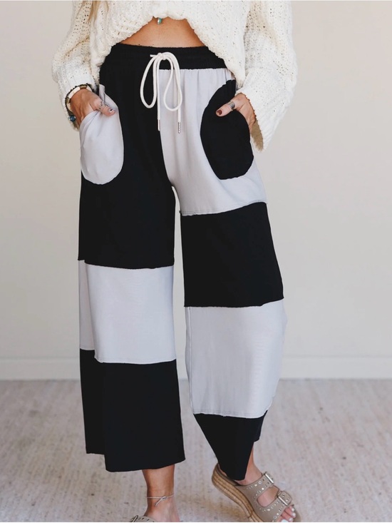 Three Bird Nest | Pants & Jumpsuits | Three Bird Nest Black Silver ...